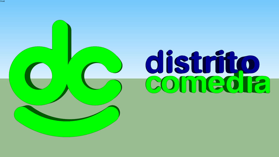 Distrito Comedia logo 2018 | 3D Warehouse