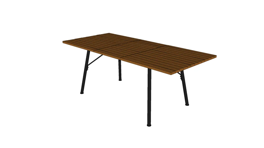 85637 Table Maui 150(+50)x90 | 3D Warehouse