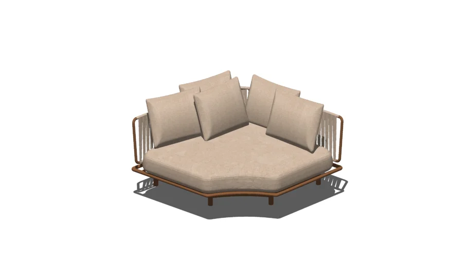 CORAL - SOFA MODULAR 02 - DANIELA FERRO | 3D Warehouse