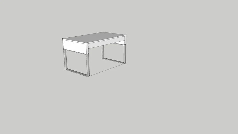 Cascadia desk BDI | 3D Warehouse