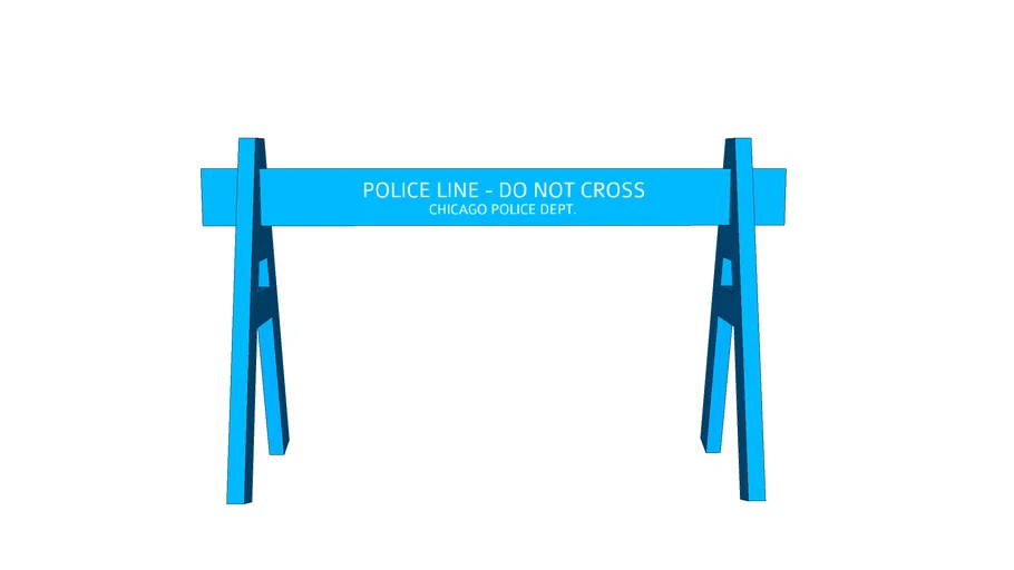 Chicago Police Barricade | 3D Warehouse
