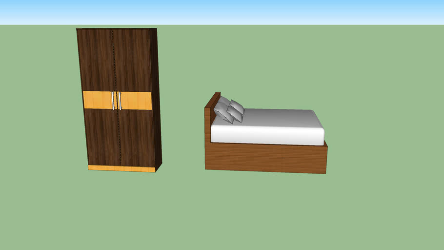 lemari and kasur | 3D Warehouse
