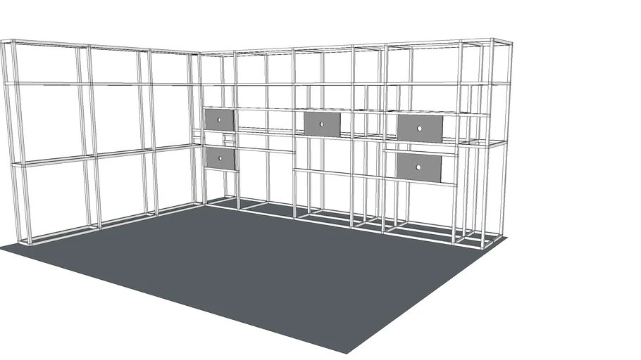 5 x 4m stand V1 Visual (1).skp | 3D Warehouse