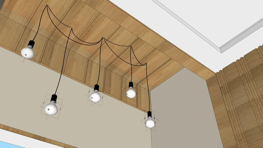 living room with modern ceiling design | 3D Warehouse