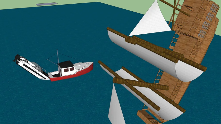 Boat crash | 3D Warehouse
