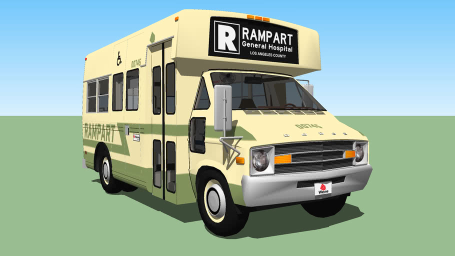 Wayne Transette Custom WC (1978 Dodge - Rampart) | 3D Warehouse