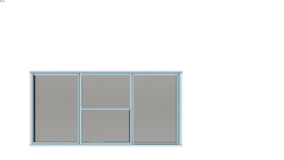 aluminium sliding window | 3D Warehouse