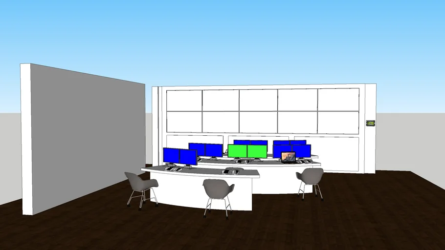 Security Control Room 6 in Hong Kong | 3D Warehouse
