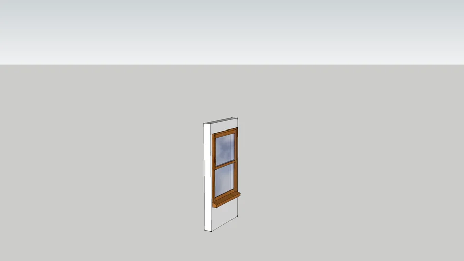 Prefab wall with window | 3D Warehouse