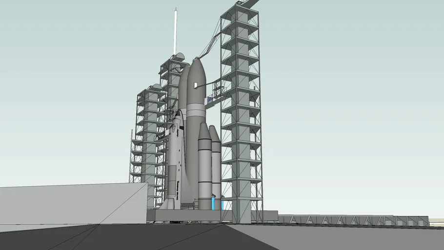 Roddenberry Space launch complex | 3D Warehouse