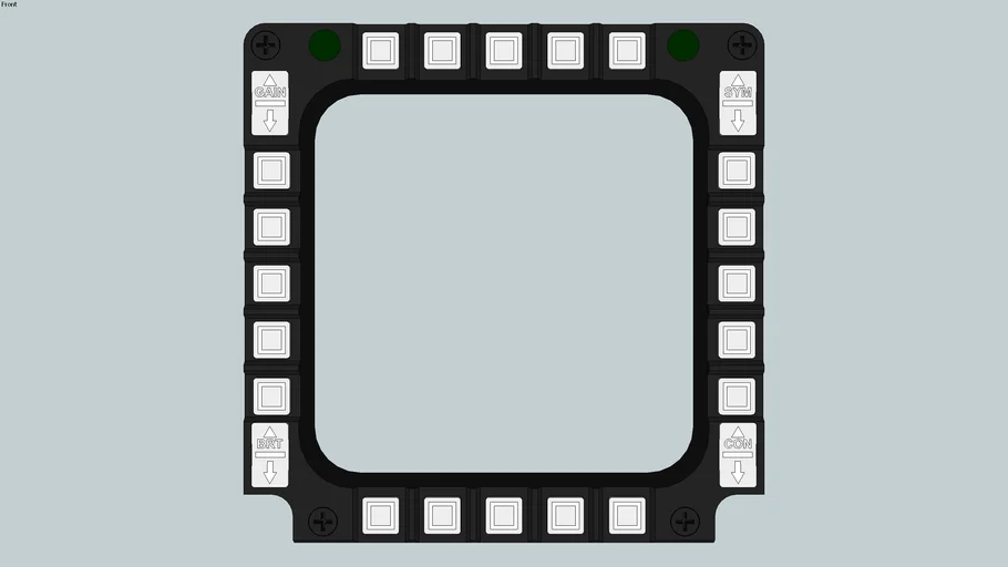 Thrustmaster Cougar MFD F-16 | 3D Warehouse