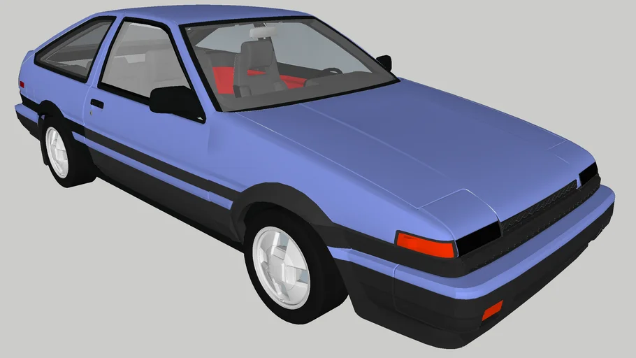 AE86 (16 Valve 4A-GE USDM AE88) | 3D Warehouse