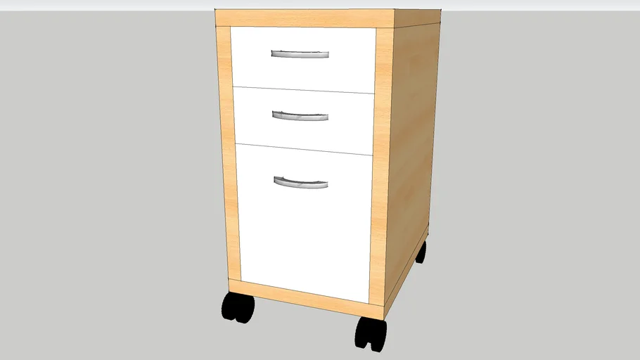 Mikael Rollcontainer IKEA | 3D Warehouse