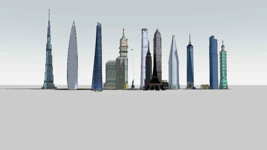 Top Ten Tallest Buildings Top 10 Tallest Buildings In The World With