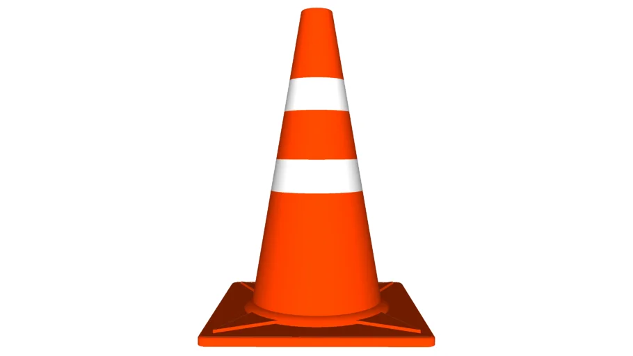 Traffic Cone - Detailed | 3D Warehouse