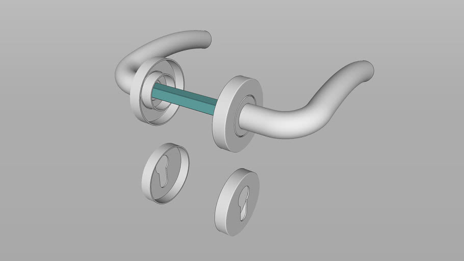 Door Handle_03 | 3D Warehouse