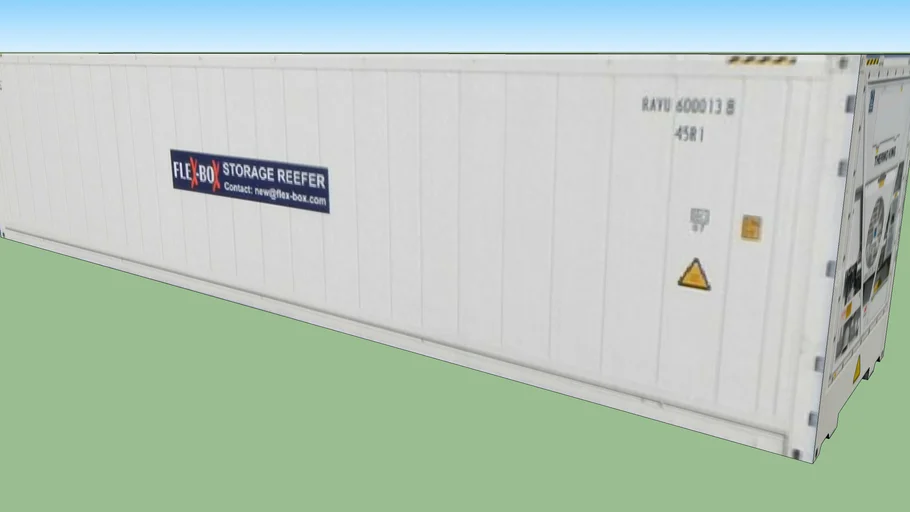 FLEX BOX Reefer Container 40' | 3D Warehouse