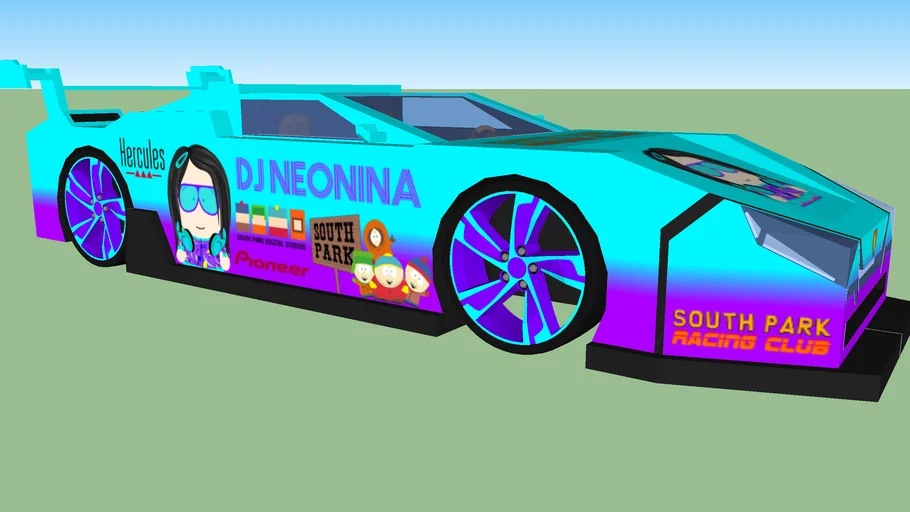 South Park Racing Club DJ Neonina Car | 3D Warehouse