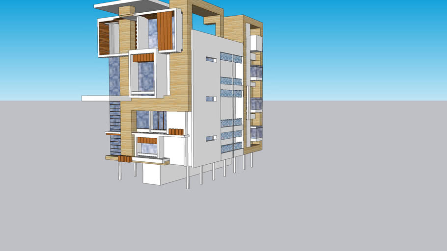 Fachada-3D-Edificio2 | 3D Warehouse