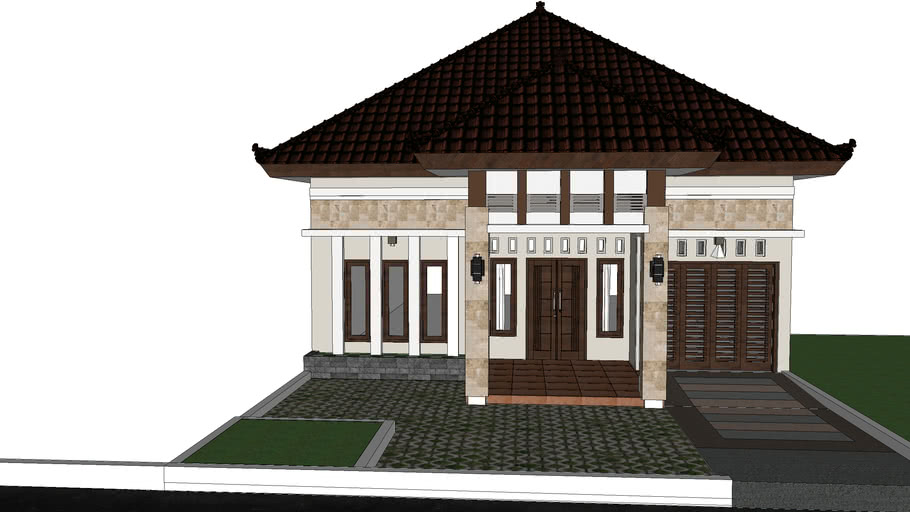 rumah modern minimalis | 3D Warehouse
