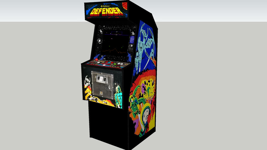 Defender prototype arcade game | 3D Warehouse