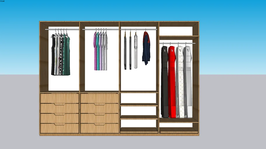 Closet MDF | 3D Warehouse