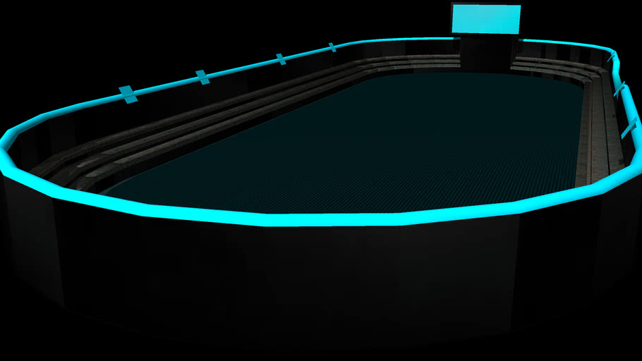 Tron Legacy : Light Cycle Grid Stadium ( 353 KB ) | 3D Warehouse