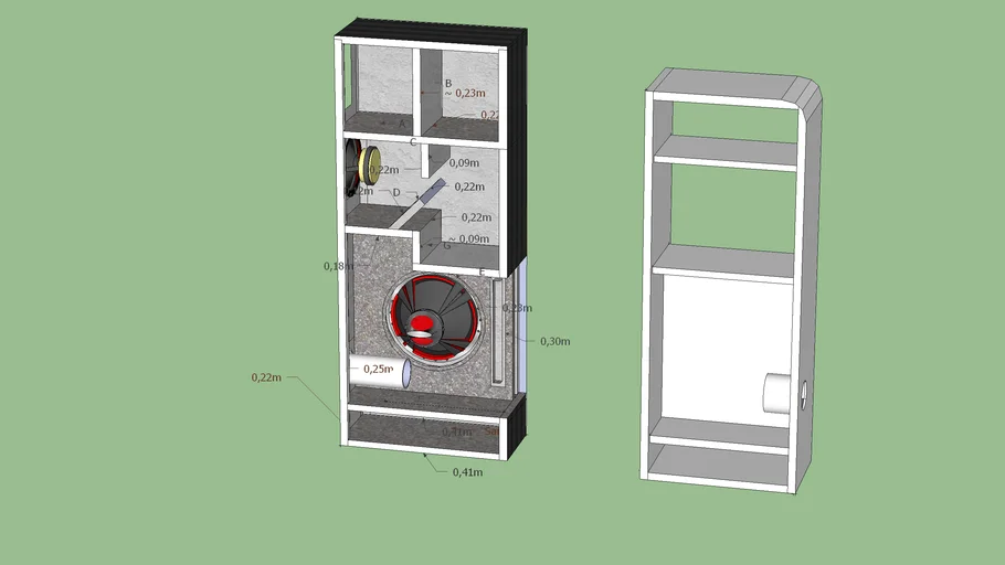 Floor standing speaker | 3D Warehouse