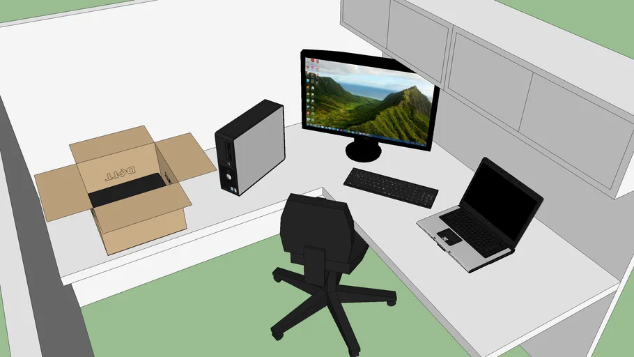 Tech Geek`s Cubical | 3D Warehouse