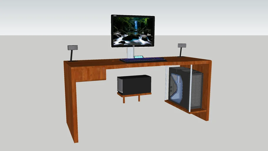 Computer desk | 3D Warehouse