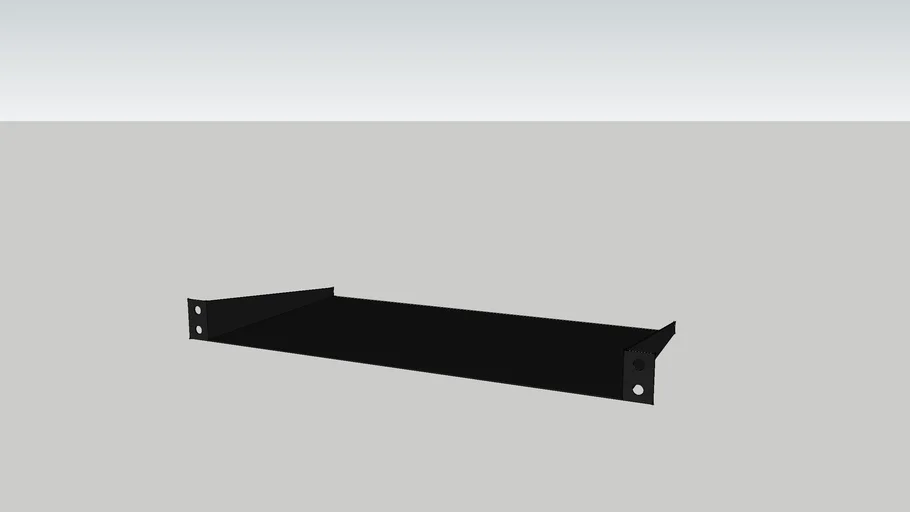 2RU Rack Shelf | 3D Warehouse