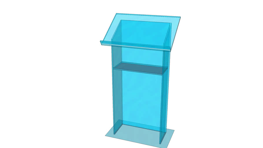 lecture stand | 3D Warehouse