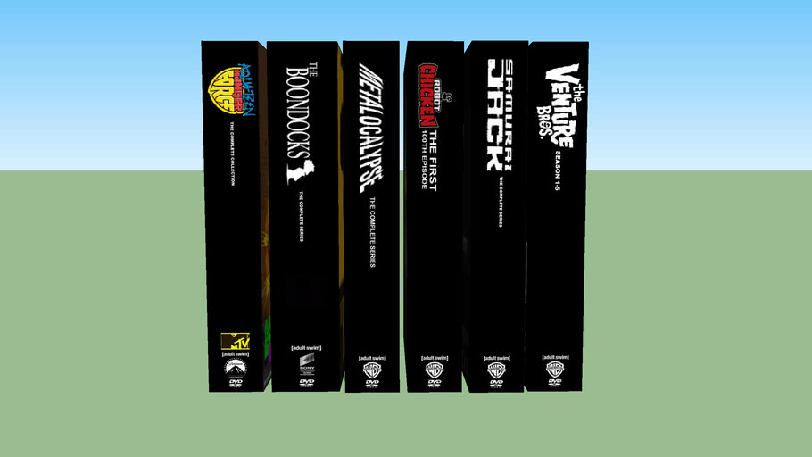Adult Swim Custom DVD Covers (6 Pack of 10-Disc 33mm & 11-Disc 39mm ...