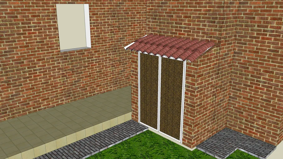 Yard Wood Stock pile Storage | 3D Warehouse
