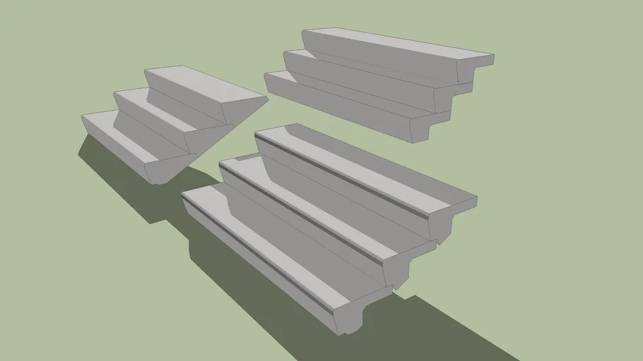 Лестничные ступени Stair steps | 3D Warehouse