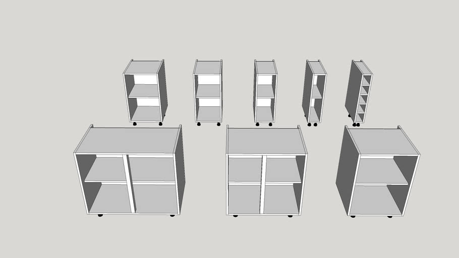 Kitchen base units | 3D Warehouse