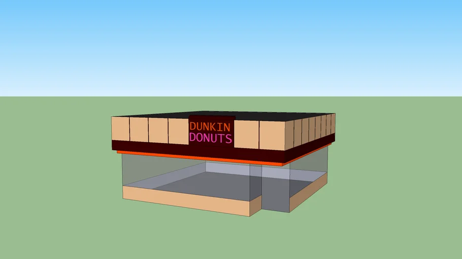 dunkin donuts | 3D Warehouse