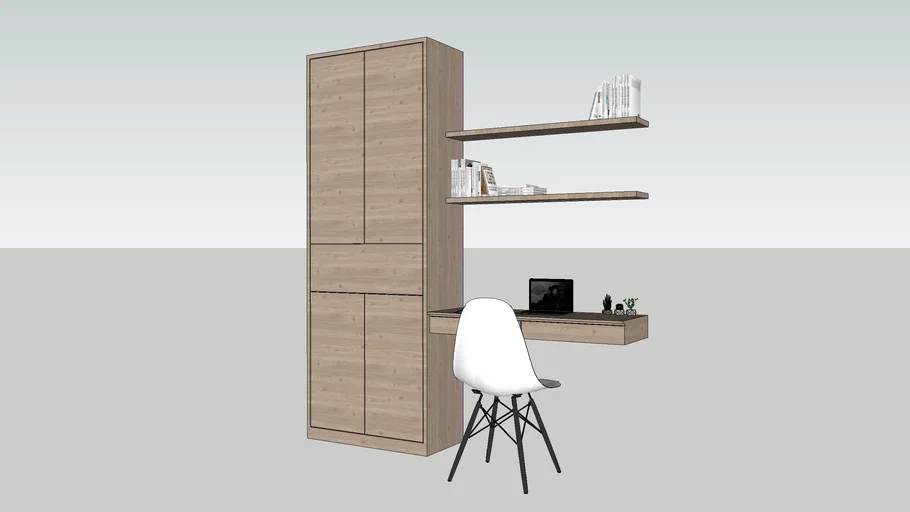 Study Desk Table 3D Warehouse, 49% OFF | www.pinnaxis.com