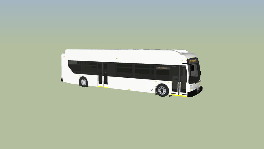 bus white | 3D Warehouse