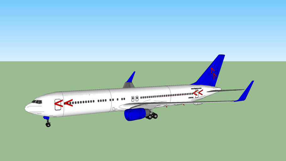 Arrow Airlines Boeing 767-300ER (1996-2012) | 3D Warehouse