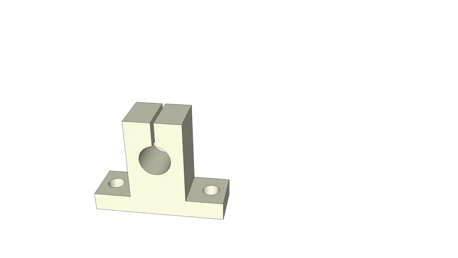 Rod side support SK10 | 3D Warehouse