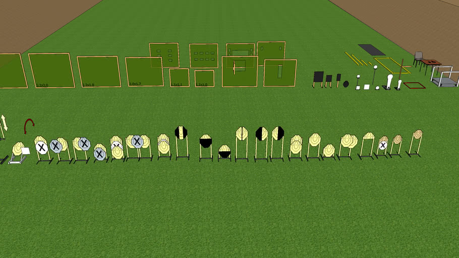 IPSC Props TEKS Shooting club | 3D Warehouse