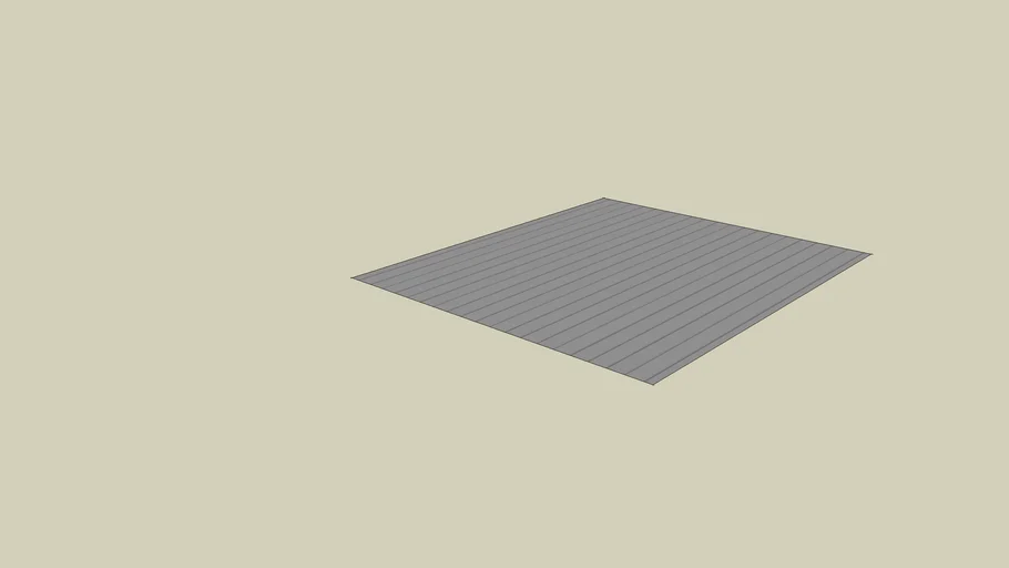 simple decking | 3D Warehouse