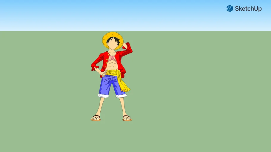 Monkey_D_luffy 2D | 3D Warehouse