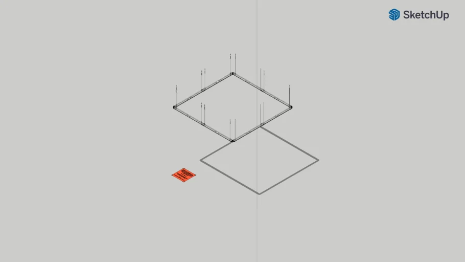 LUO-light sharp square | 3D Warehouse