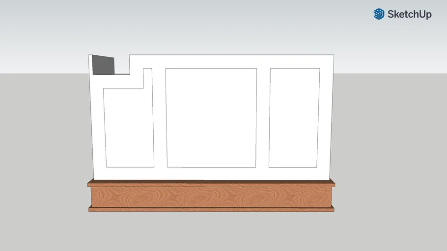 Range with wooden band Option #2 | 3D Warehouse