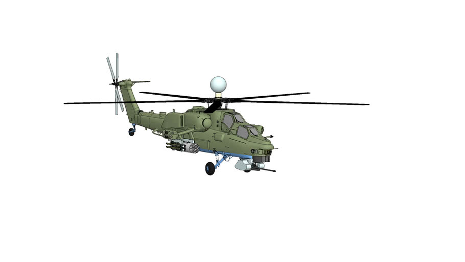 【War Thunder】MI-28NM 3D MODEL | 3D Warehouse