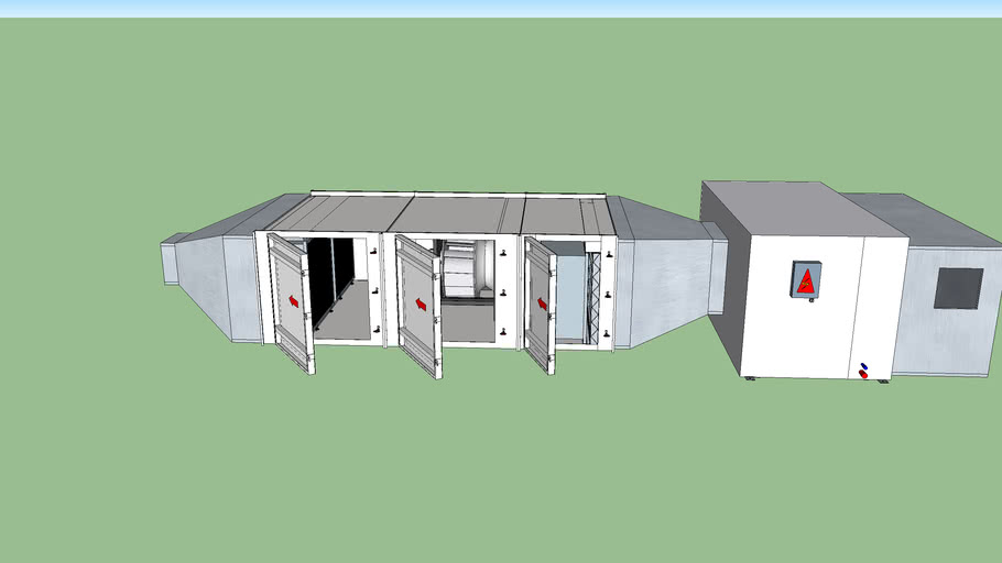 AIR HANDLING UNIT (AHU)for CLEAN ROOM SYSTEM | 3D Warehouse