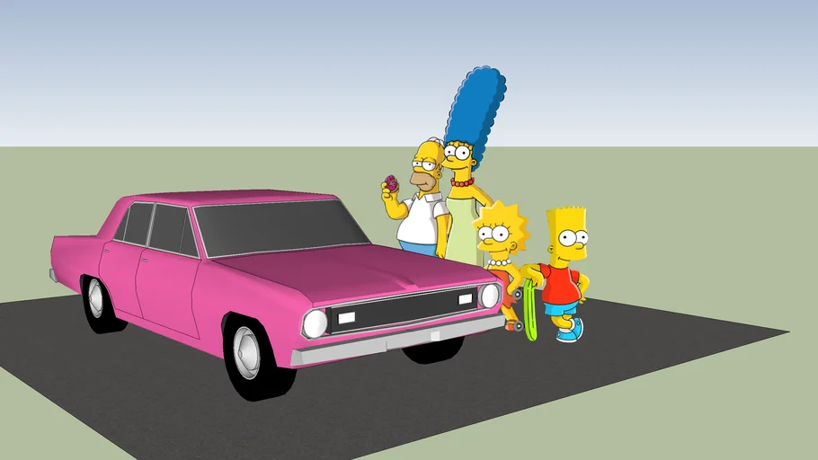 simpson car family | 3D Warehouse