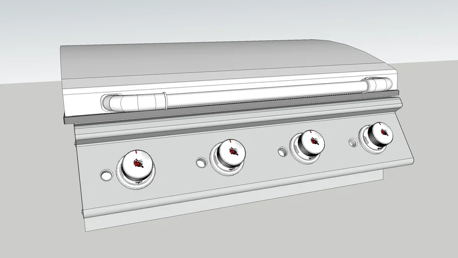 92008 & 92009 4 BURNER GRIDDLE | 3D Warehouse